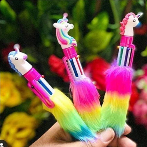 Unicorn Fur Pen for Kids – 0.38mm Gel Pen — GoKrafty