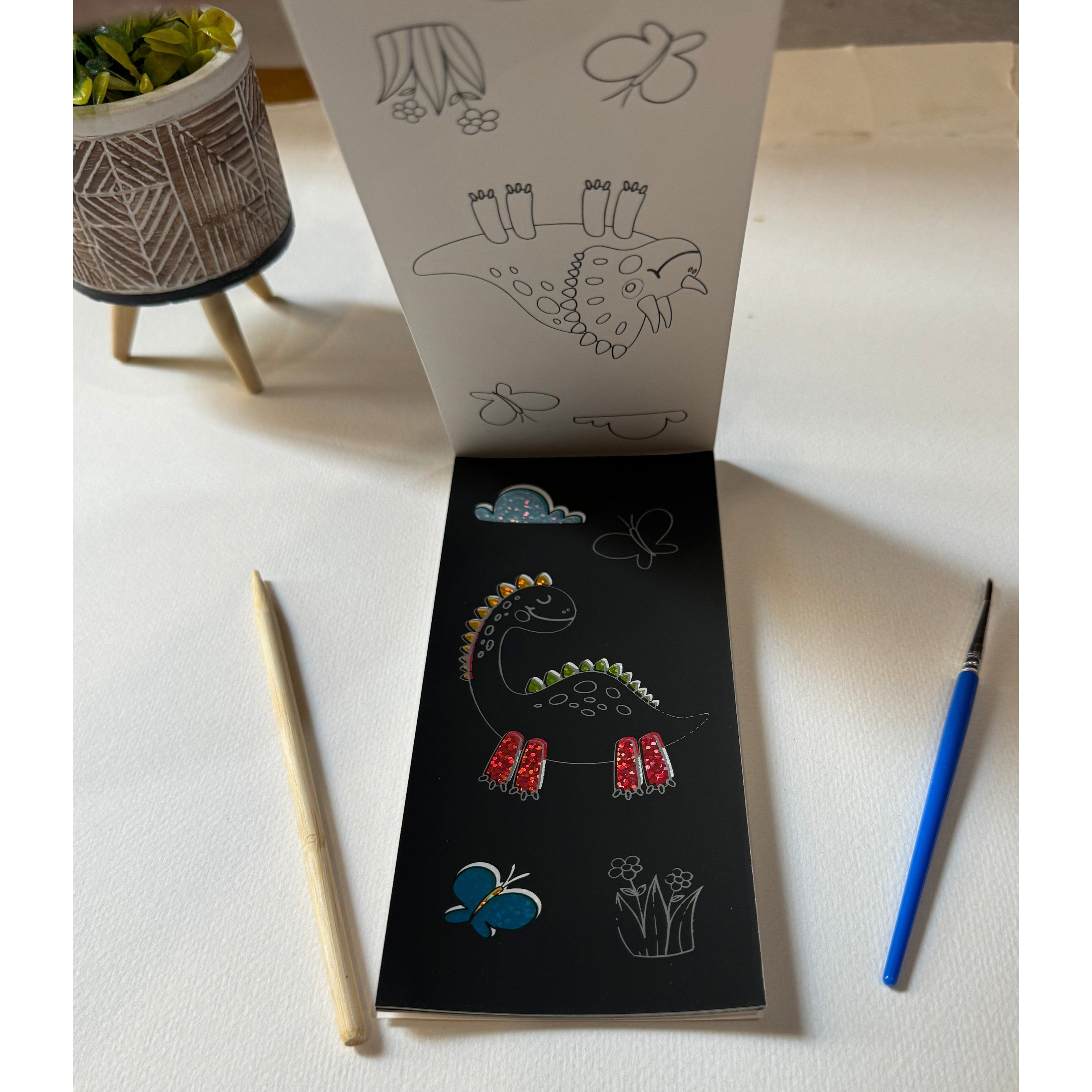 2-in-1 Water COLOUR & Scratch Book — GoKrafty